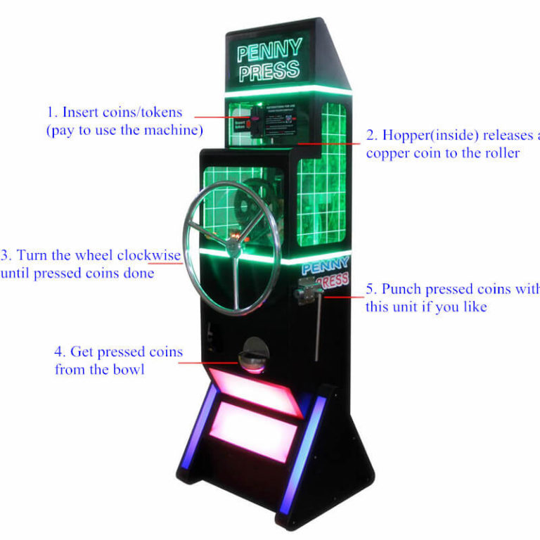 Souvenir Coin Penny Press Machine | Penny Press Machine for sale